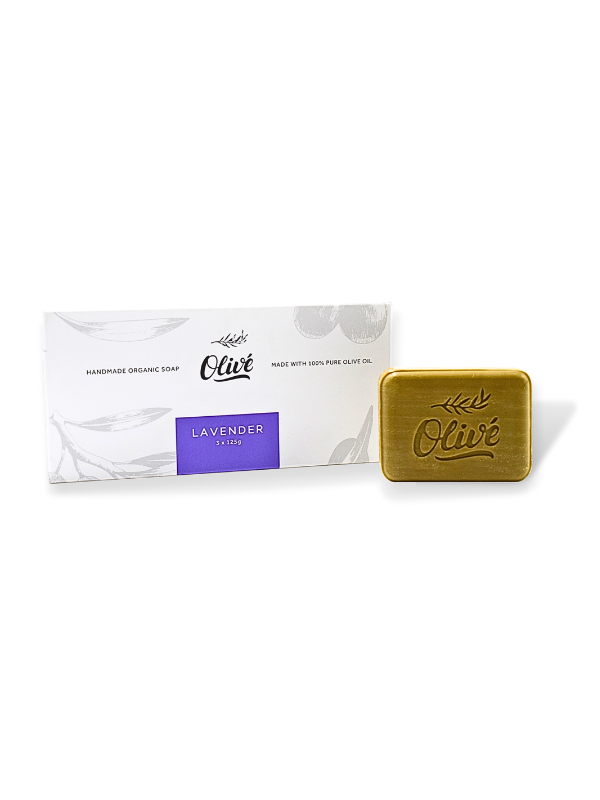 Olivé Bar Soap 125g x 3 - Lavender – Olivé – From Our Family to Yours